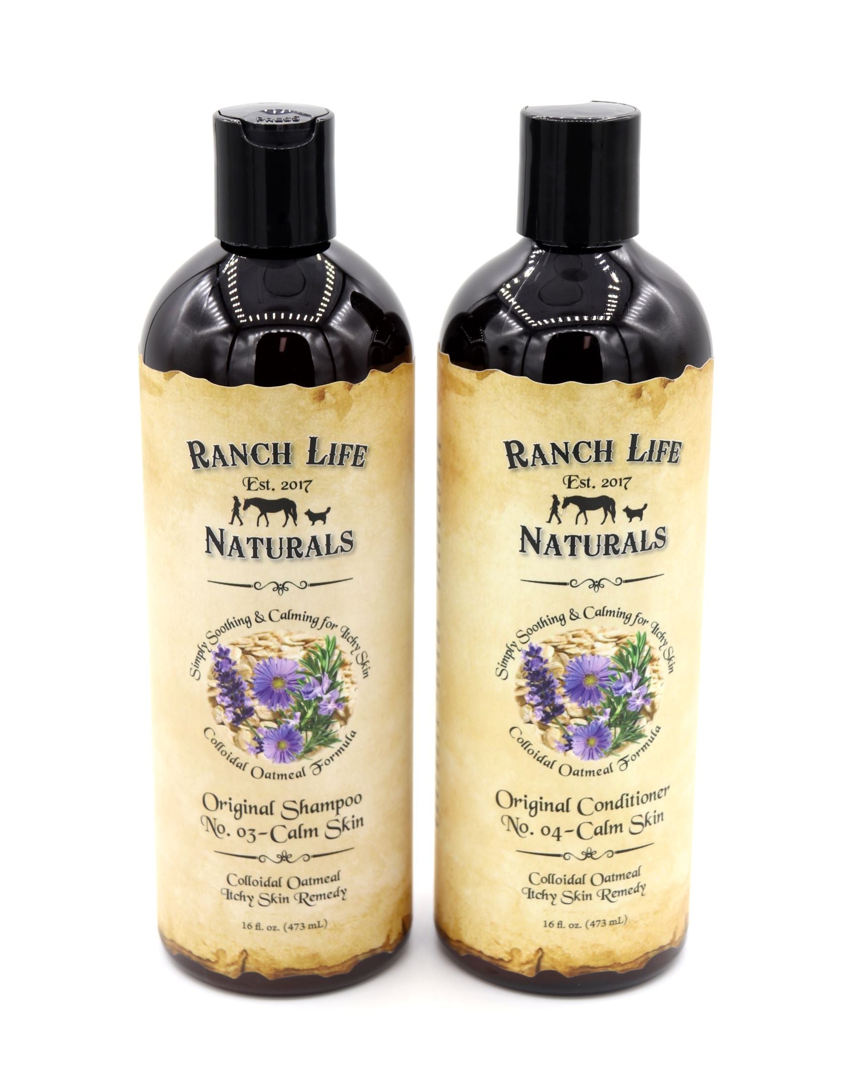 Calm Skin Shampoo No. 03/Conditioner No. 04 – Ranch Life Naturals