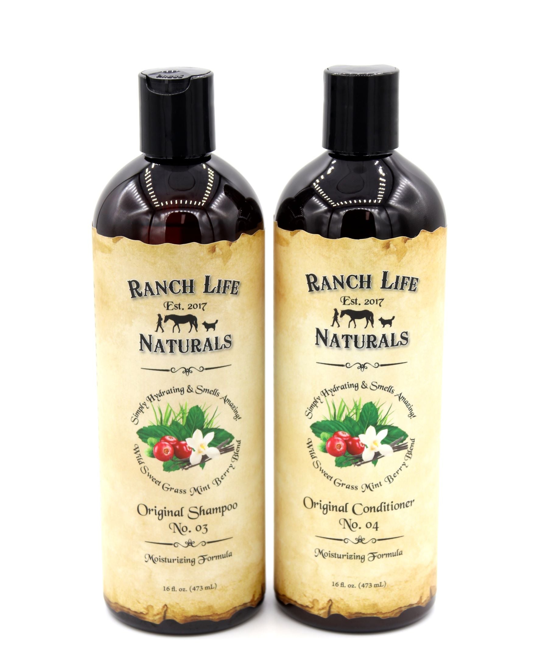 Original Shampoo No. 03/Conditioner No. 04 – Ranch Life Naturals